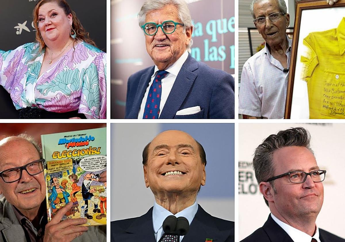 Las imágenes de los famosos que han muerto este 2023 | El Norte de Castilla